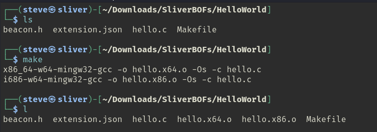 Creating Sliver BOFs (Beacon Object Files)